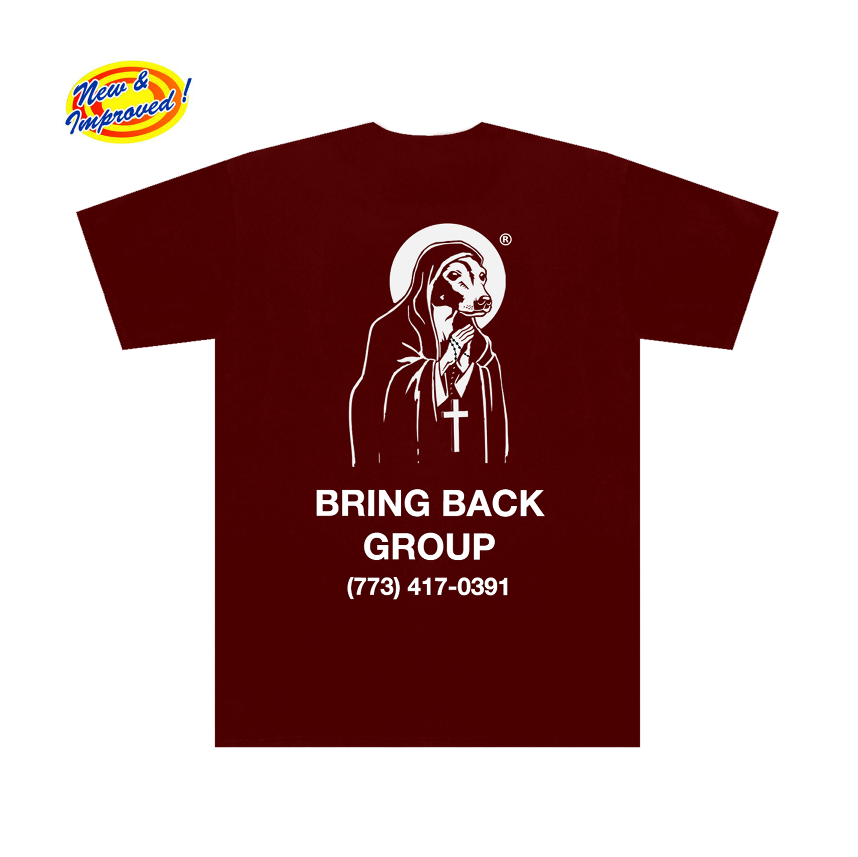 REDBAR HELPLINE T-SHIRT (2019 VERSION) (WINE)